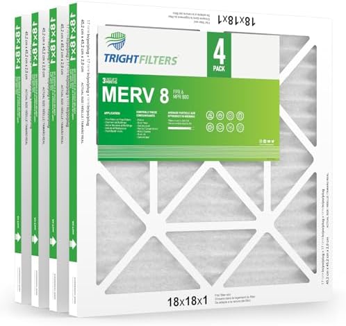 Amazon.com: TRIGHTFILTERS 14x24x1 Air Filter 4 Pack, MERV 8 Pleated ...