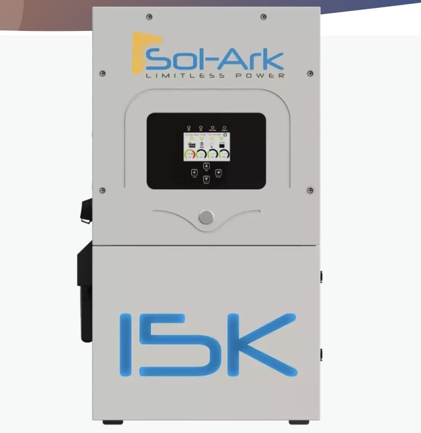 Amazon.com: Sol-Ark 15K All-in-One Hybrid Inverter - 15,000W 120/240 ...