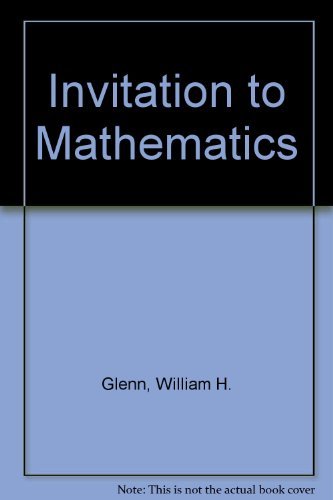 Amazon.com: Invitation to Mathematics: 9780486229065: Glenn, W. H.: Books