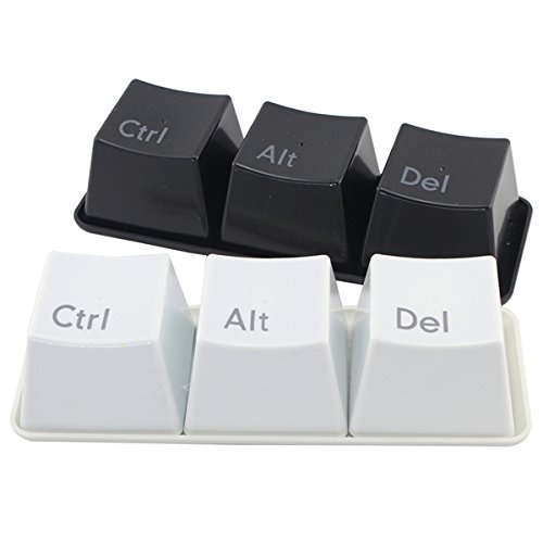 Buy WOAIX 3Pcs Creative Keyboard Tea Cup Keypad Ctrl Del Alt Cup Coffee ...