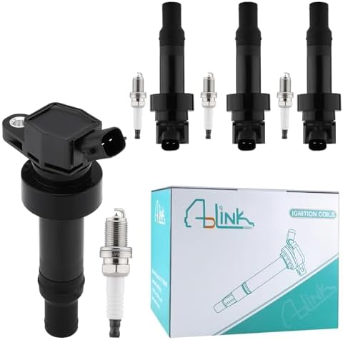 Amazon.com: AULINK 4PCS UF652 Ignition Coil Pack and 93815 Spark Plug ...
