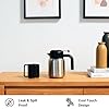 Amazon.com: Aura Thermal Coffee Carafe Tea Pot for Keeping Hot & Iced Cold - Vacuum Insulated ...