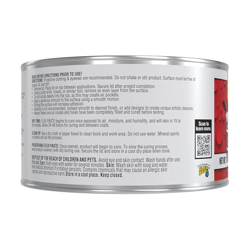 Reviews for Flex Paste, 1 lb Can, White, Waterproof Paintable Putty ...
