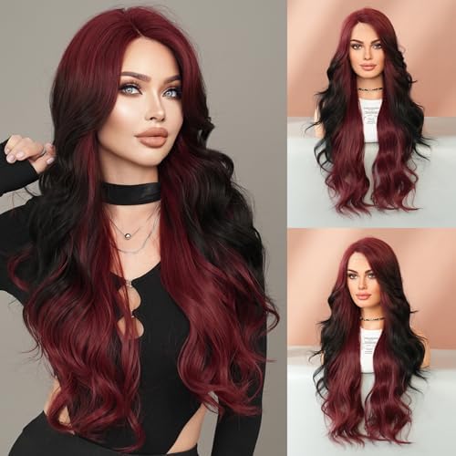 Amazon.com : 7JHH WIGS Lace Front Body Wavy Wigs 13 * 4in T Lace Front ...