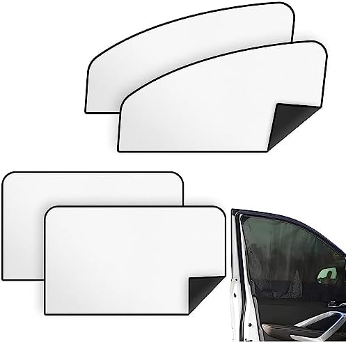 Pack of 4 Sun Protection Car Side Window Magnetic Baby Curtain with ...