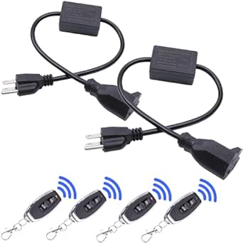 Amazon.com: Extension Cord with Switch,Remote Control Extension Cable ...