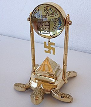 Deve Herbes Meru Prastha Shree Yantra with Swastik and Pyramid : Amazon ...