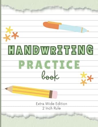Handwriting Practice: Extra Wide Edition | 2 Inch Rule | 140 Pages ...