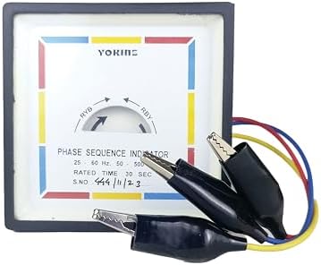 YOKINS, Phase sequence Indicator 20-60 Hz 50-500V AC, Detector Checker ...