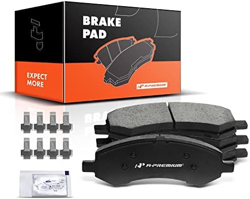 A-Premium Front & Rear Ceramic Disc Brake Pads Set Compatible with ...