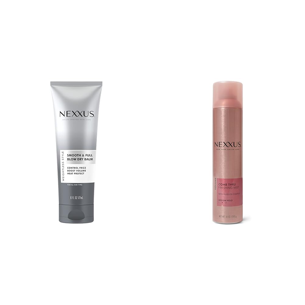 Amazon.com : Nexxus Blow Dry Balm - Weightless Frizz Control & Heat ...
