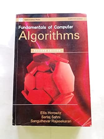 Buy FUNDAMENTALS OF COMPUTER ALGORITHMS Book Online at Low Prices in ...