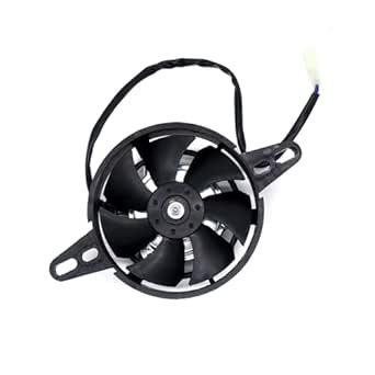 TOOLSAVING 12V Motorcycle Engine Cooling Radiator Fan For 150cc 200cc ...
