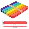 Amazon.com: 60 Pieces Jumbo Colored Popsicle Sticks, 8 Inch Natural ...