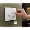 Clear Light Switch Guards, 3 - Pack | Toggle Style | Child Safety Cover ...
