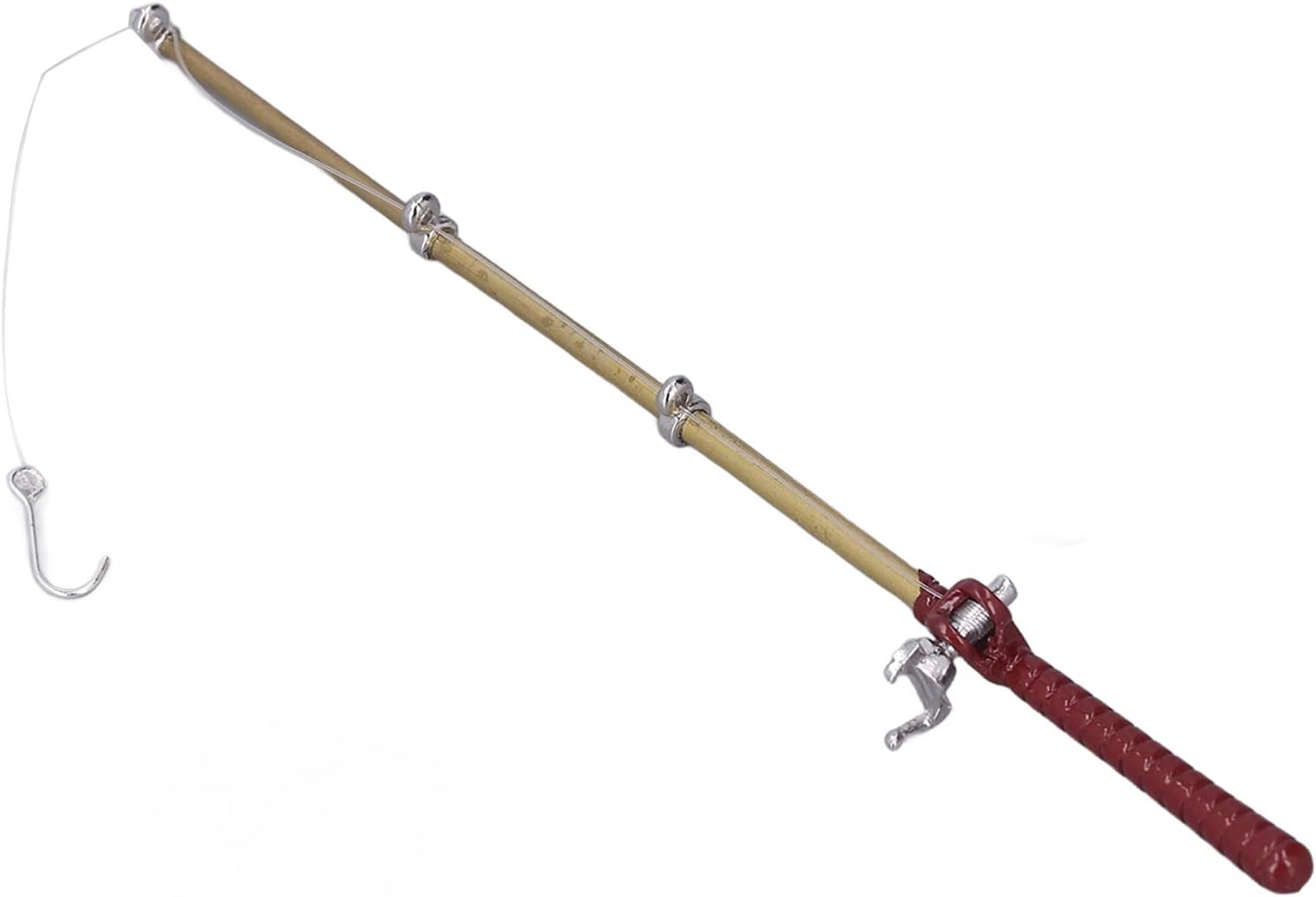 Amazon.com: Agatige Dollhouse Fishing Rod, 1:12 Retro Vivid Miniature ...