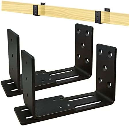 Amazon.com: Adjustable Door Barricade Brackets, Heavy Duty Door ...