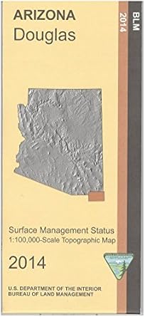 Map: Douglas AZ - Surface Management: BLM: Amazon.com: Books