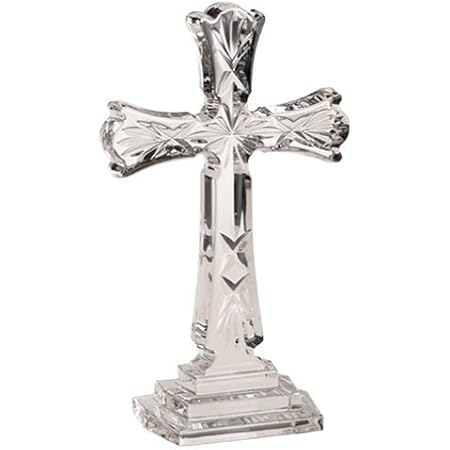 Amazon.com: Waterford Crystal Standing Cross, 8" : Home & Kitchen