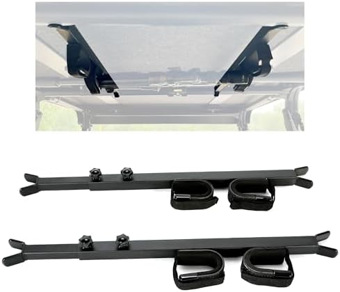 Amazon.com: HECASA Adjustable UTV Gun Rack Compatible with Polaris ...
