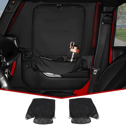 Amazon.com: JeCar Front Window Screen Cover Side Window Mesh Sun Shade ...