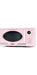 Amazon.com: Nostalgia Retro Countertop Microwave Oven - Large 800-Watt ...