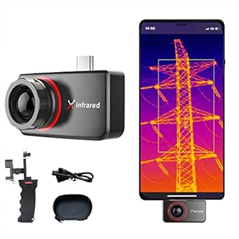 Thermal Camera for Android, Xinfrared T3 Pro, InfiRay Sensor, 384x288 ...