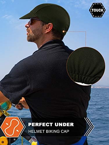 9 Pieces Summer Cycling Cap Under Helmet Unisex Breathable Bike Hat ...