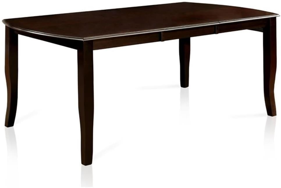 Amazon.com - Furniture of America Carlson Dining Table with 18-Inch ...