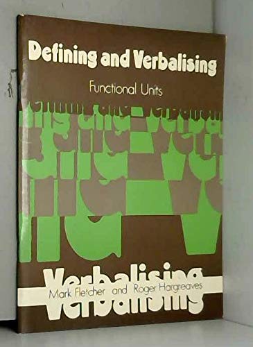 Defining and Verbalising: Roger Hargreaves: 9780237504229: Amazon.com ...