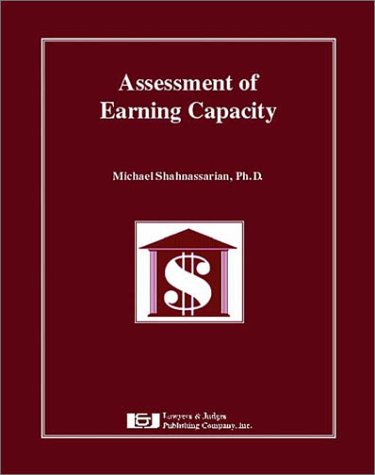 Assessment of Earning Capacity: 9781930056077: Economics Books @ Amazon.com