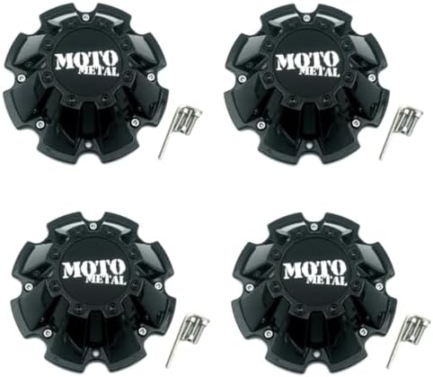Amazon.com: 4 Pack Moto Metal 970 479L214 BP-479-MOTO Satin Black Wheel ...