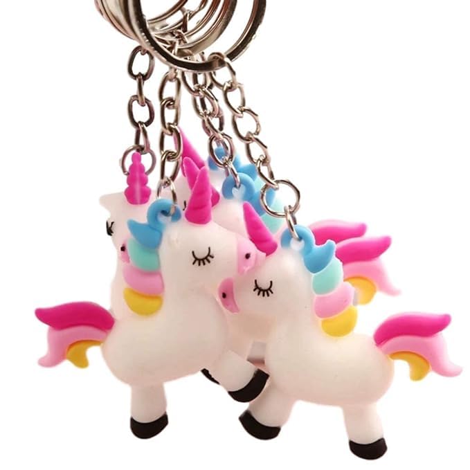 Himanshu Trading Company Cute Unicorn Key Chain Key Ring Holder Pack Of ...