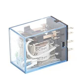 Amazon.com: Baomain General Purpose Power Relay MY2NJ DC 24V Coil LED Indicator 8 pin Terminal ...