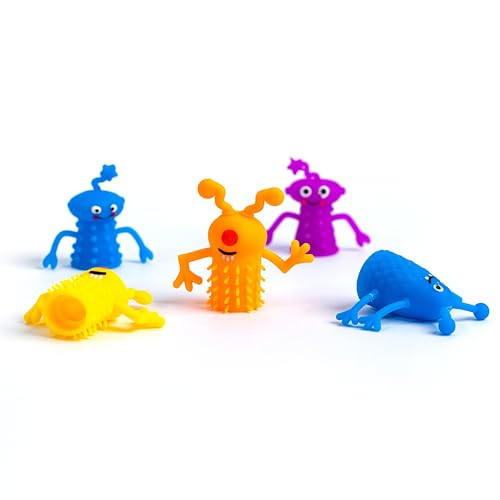 Toyseum 24 x Alien Finger Puppets, Fillers for Kids Space Themed Party ...