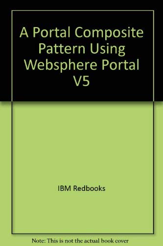 Amazon | A Portal Composite Pattern Using Websphere Portal V5 | IBM Redbooks | Programming