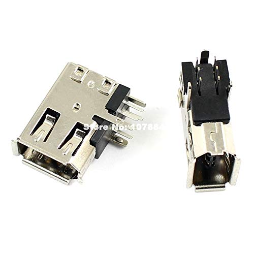 20 Pcs Per Lot USB 6 Pin Female Socket Connector 90 Degree 1394 DIY ...