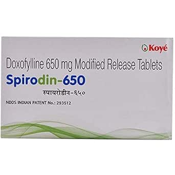 Spirodin-650 - Strip of 10 Tablets : Amazon.in: Health & Personal Care