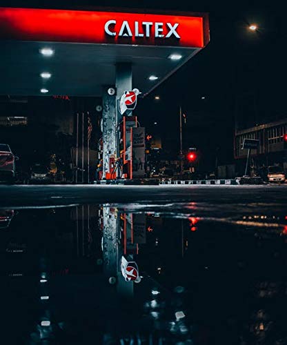 Caltex Gasoline Station Poster Print Size 12x18 Inches : Amazon.in ...