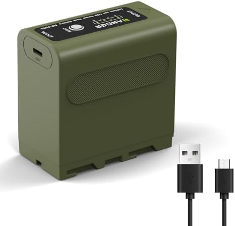 Amazon.com: OANSER NP-F970 Battery, NPF Battery with USB-C for Sony NP ...