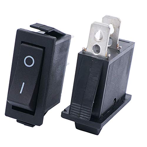Snapklik.com : 8Pcs Boat Rocker Switch Latching ON/Off SPST 2 Pin 2 ...
