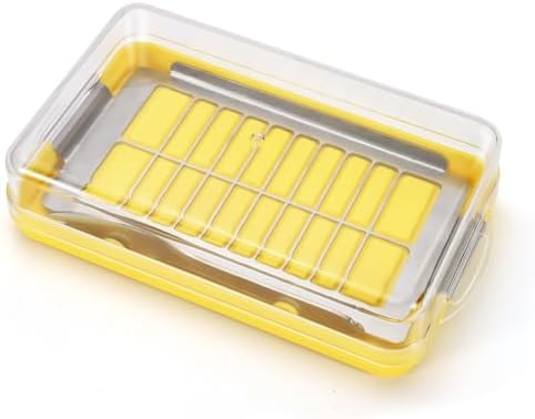 Amazon.com: Stainless Steel Butter Slicer Cutter Container with Lid ...