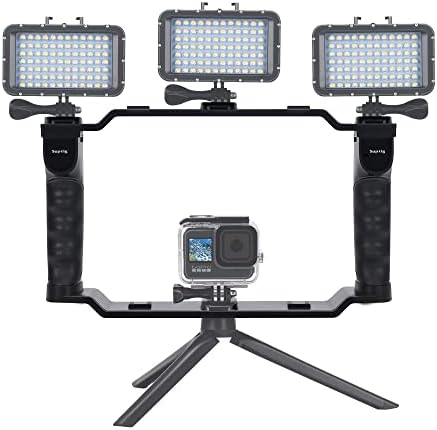 Suptig Impianto di immersione, montaggio per scarpe fredde, luci ...