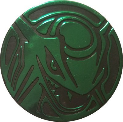 Amazon.com: Rayquaza EX Coin from the Pokemon Trading Card Game (Large ...