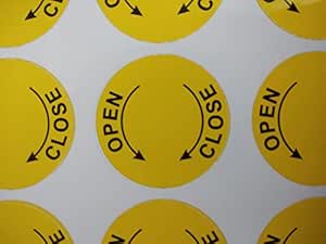 The Tulip 120 Open Close Stickers -Vinyl Stickers -Printed Stickers for ...