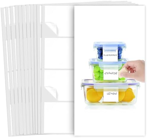 Amazon.com : 120 Pcs Food Labels for Containers Removable Freezer ...