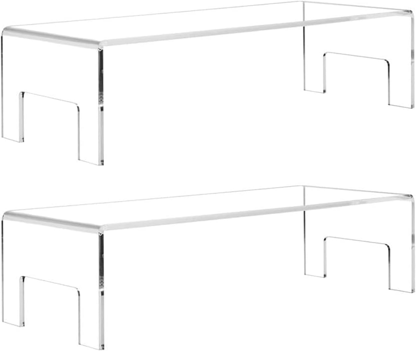 Acrylic Plinth Shelf Risers to Fit Ikea Detolf Cabinets Retail Shop ...