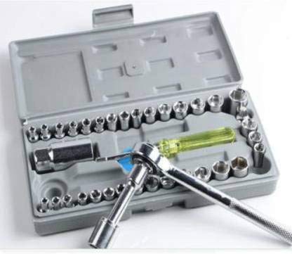 NAVKAR CREATION 40 pcs Socket Tool Kit Set/Socket Set - Pack of 40 pcs ...