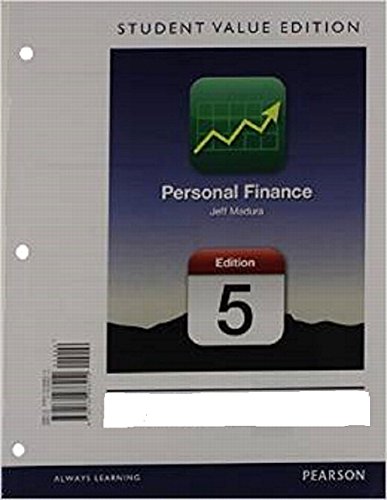 Personal Finance, Student Value Edition Plus NEW MyFinanceLab with ...