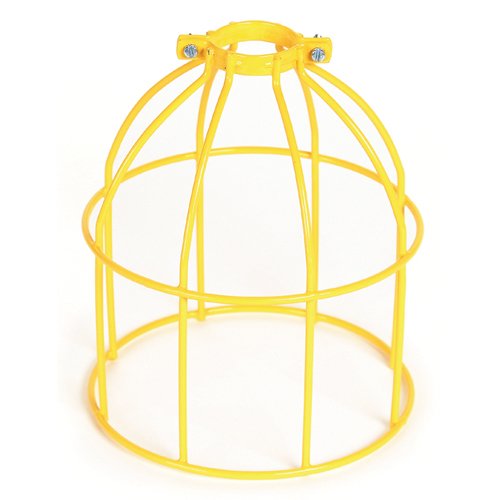 Woodhead 364V Safety Yellow Stringlight Guard, Commercial Duty, Metal ...